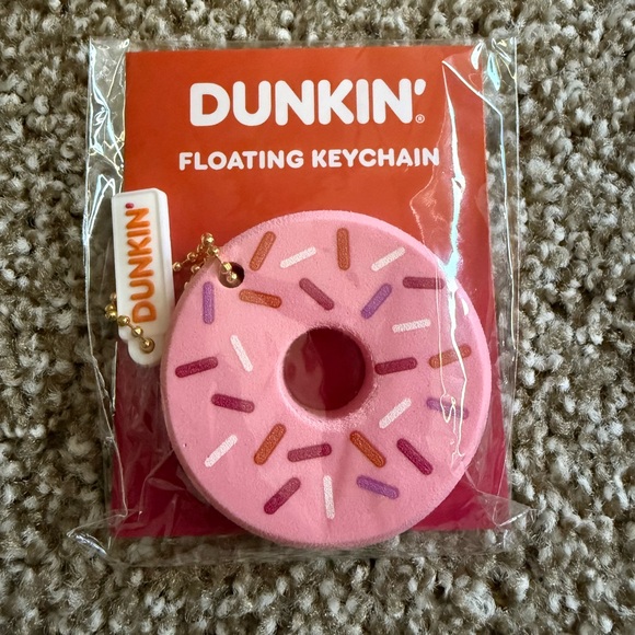 Dunkin Donuts | Accessories | Dunkin Pink Donut Floating Keychain ...